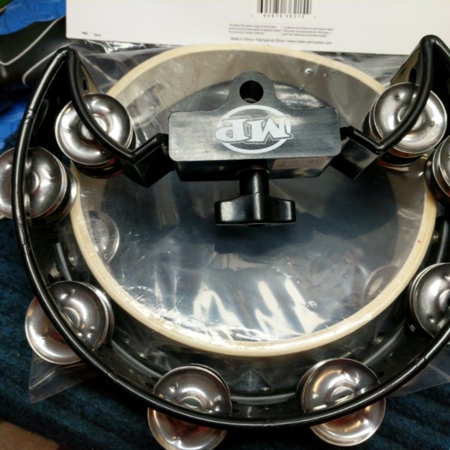 MP Drum Set Tambourine Black | Ingersoll Music Academy